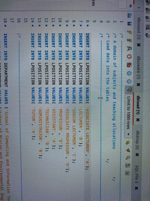Solved Tasks Task 1 (5 marks) Download a file solution1.sql | Chegg.com