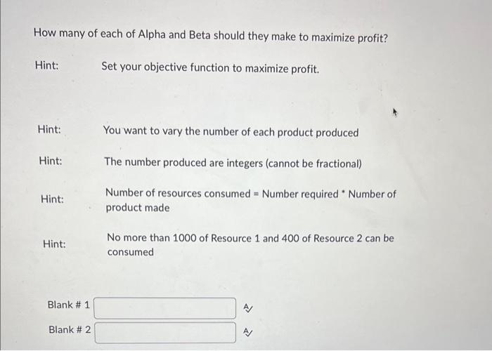 Solved Alpha-Beta Inc. makes two products: Alpha and Beta. | Chegg.com
