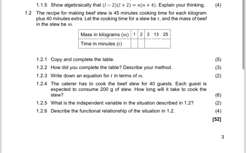 Solved 1.1.5 ﻿Show algebraically that (l-2)(l+2)=n(n+4). | Chegg.com