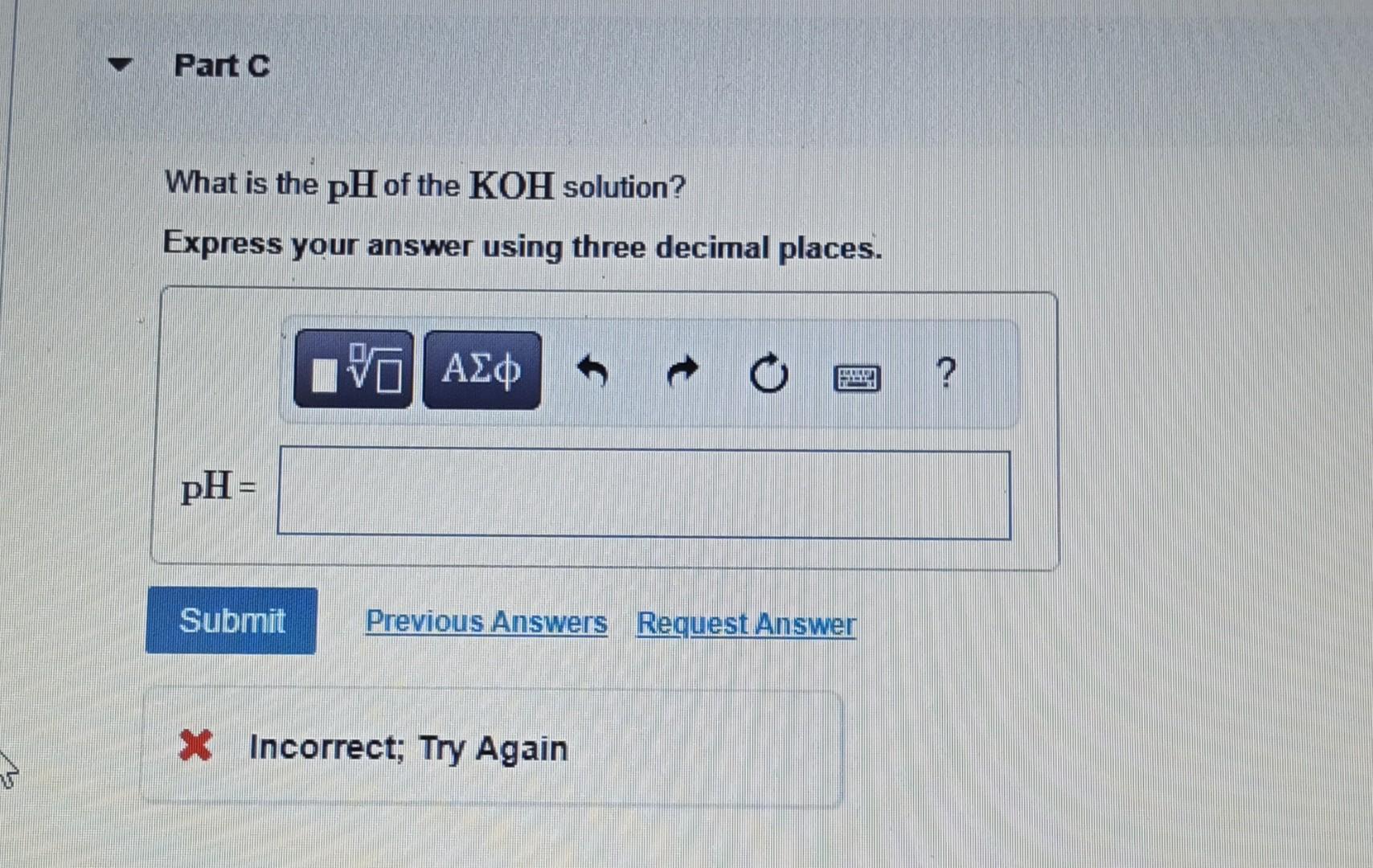 Solved What is the molarity of the KOH solution? Express | Chegg.com