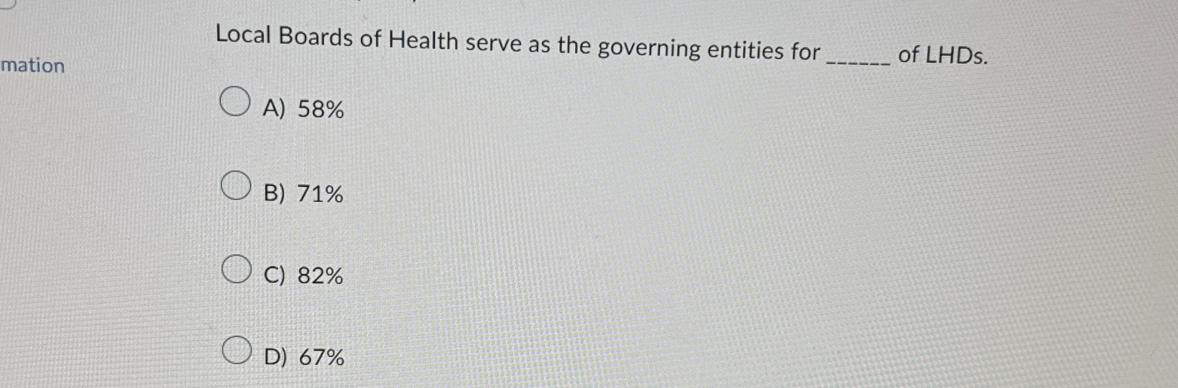 Solved Local Boards of Health serve as the governing | Chegg.com