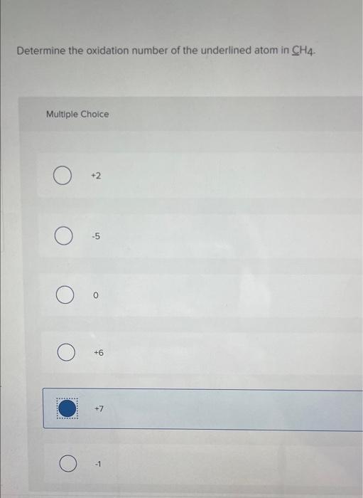 Solved Determine the oxidation number of the underlined atom | Chegg.com