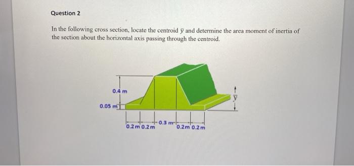 Solved Question 2 In the following cross section, locate the | Chegg.com