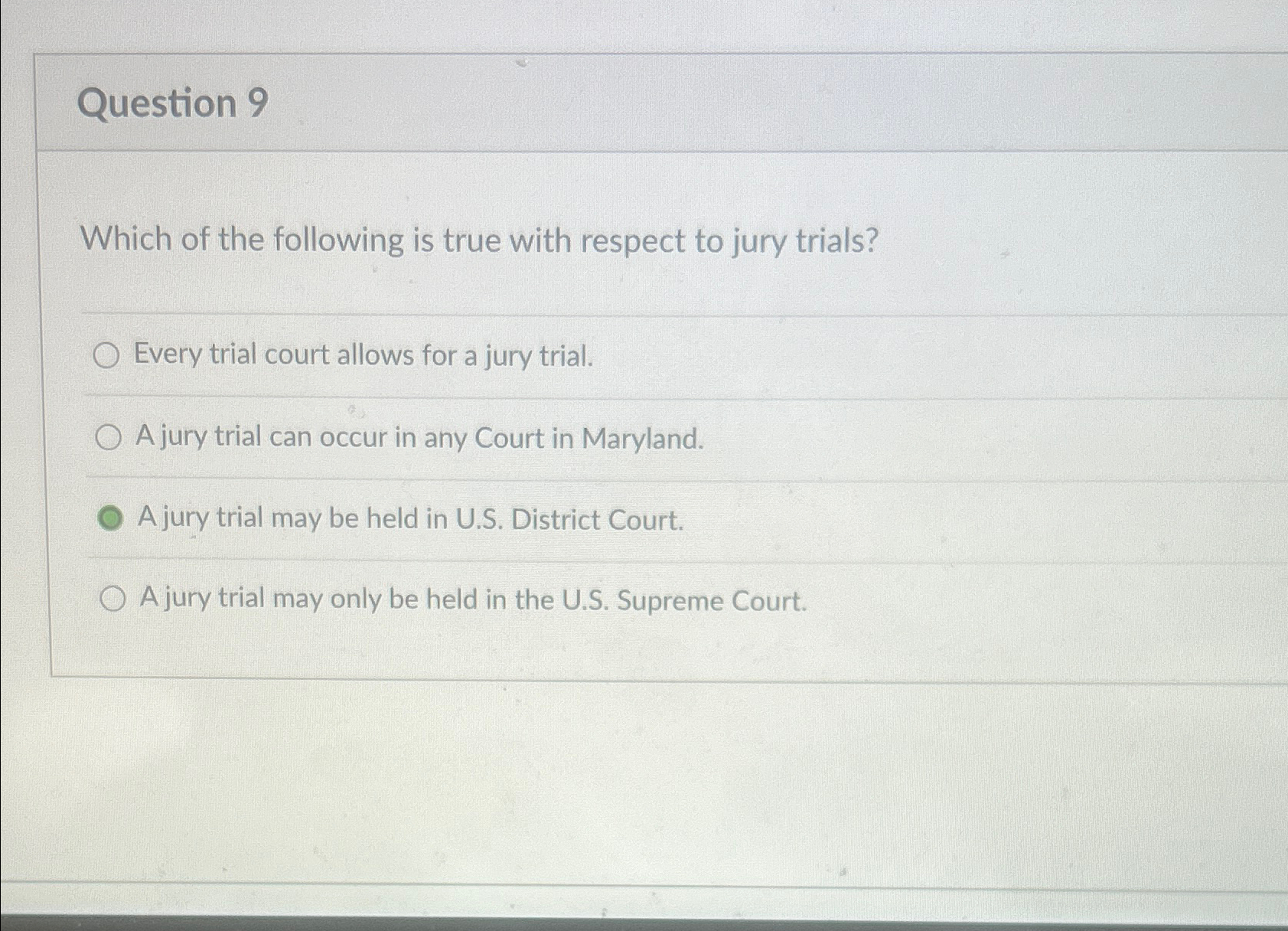 Solved Question 9Which of the following is true with respect | Chegg.com