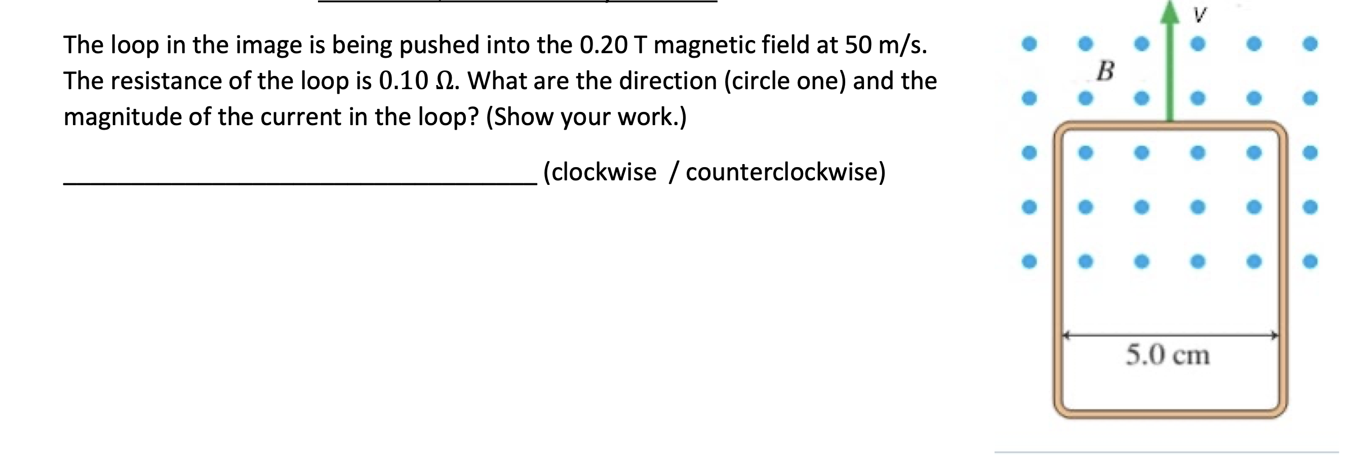 Solved The loop in the image is being pushed into the 0.20 | Chegg.com