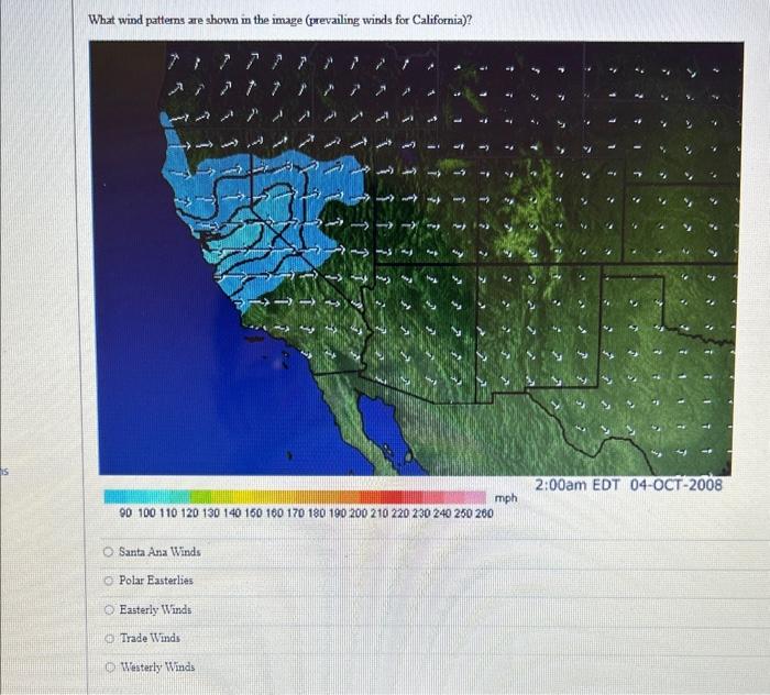 Solved What wind patterns are shown in the image (prevailing | Chegg.com
