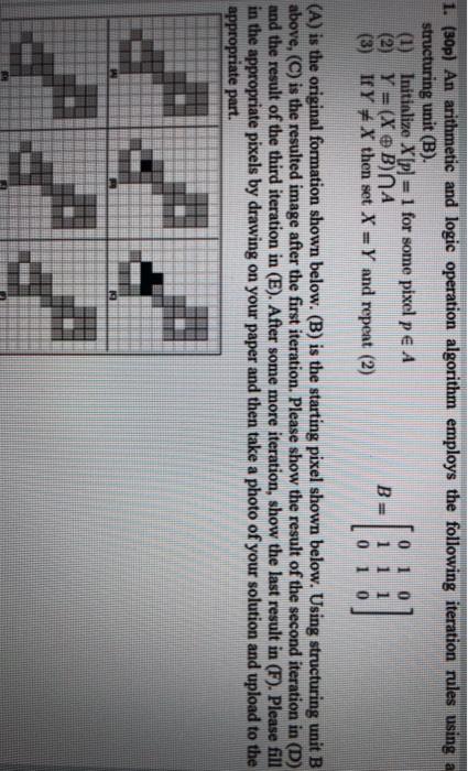 1. (30p) An arithmetic and logic operation algorithm | Chegg.com