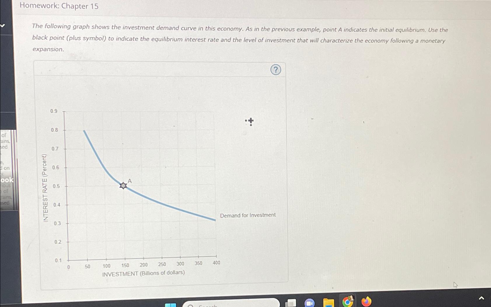 Solved Homework: Chapter 15The following graph shows the | Chegg.com