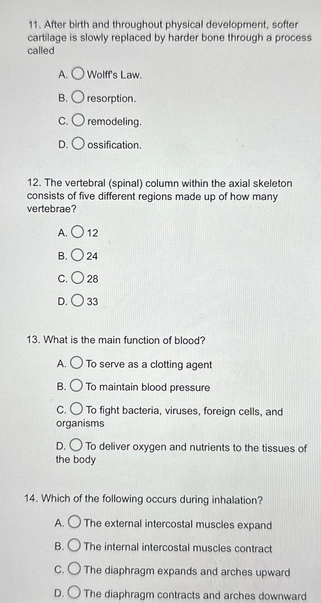 Solved After birth and throughout physical development, | Chegg.com