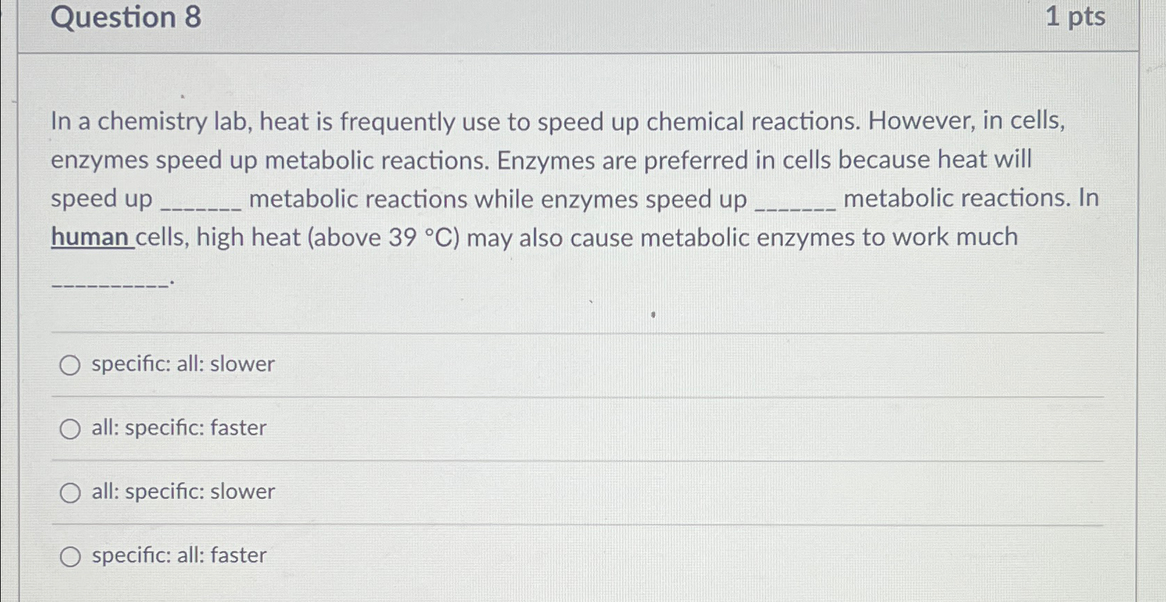 Solved Question 81 ﻿ptsIn a chemistry lab, heat is | Chegg.com