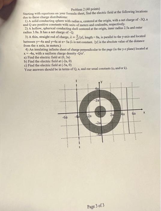 Problem 2 (40 points) Starting with equations on your | Chegg.com