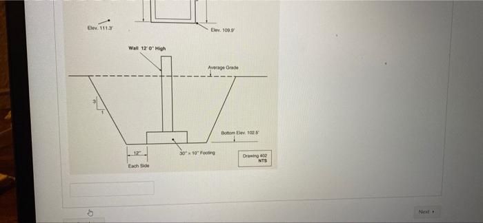 Solved Estimate the Quantity of Excavation for the trench | Chegg.com