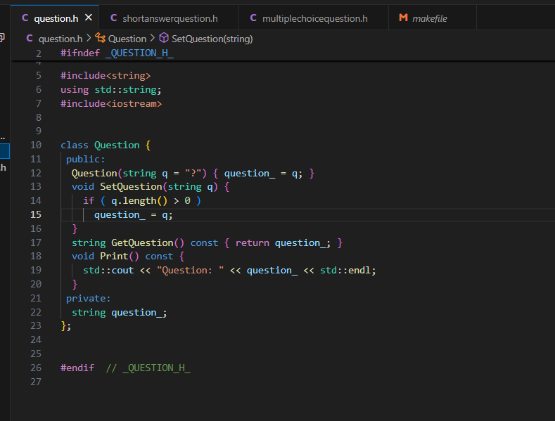 Solved Please do the following in VISUAL STUDIO code:Derive | Chegg.com