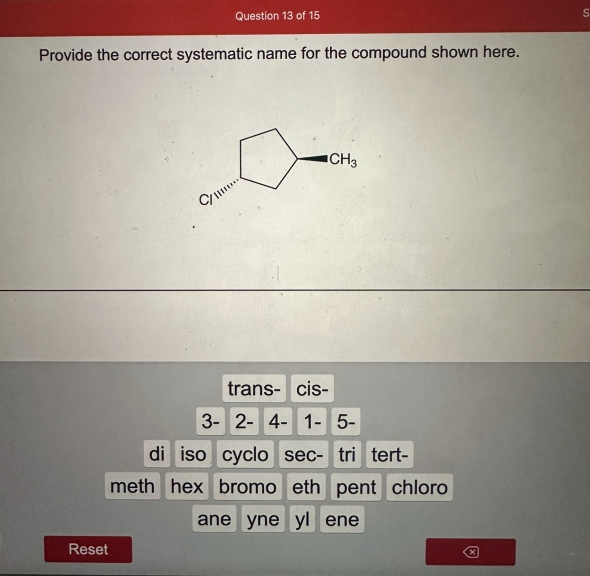Solved Provide the correct systematic name for the compound | Chegg.com
