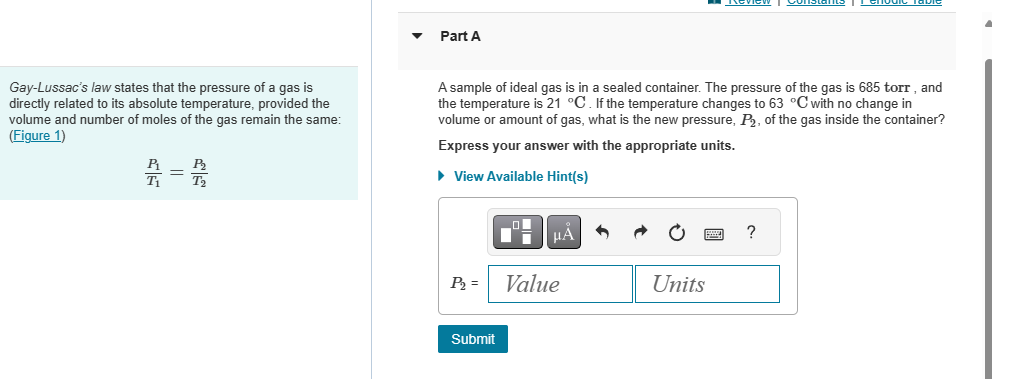 A sample of ideal gas is in a sealed container. The | Chegg.com