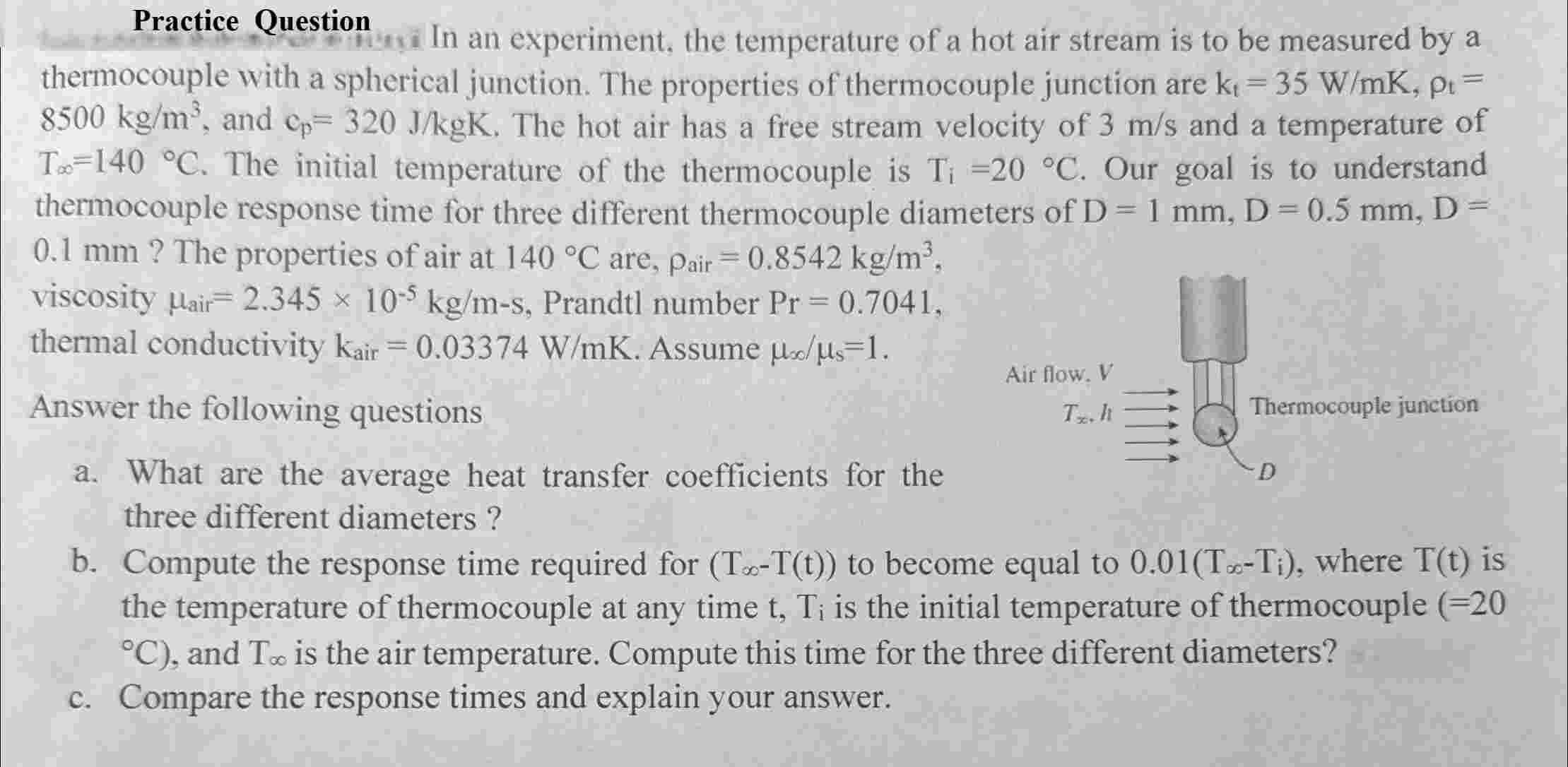Solved Practice QuestionIn an ﻿experiment, the temperature | Chegg.com