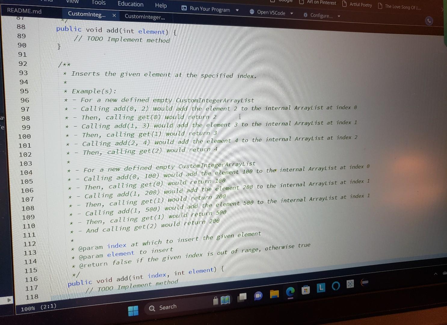 Solved I need the coding for where it says TODO for each | Chegg.com