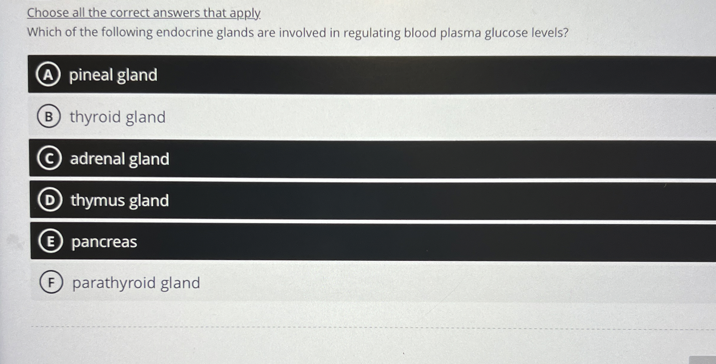 Solved Choose all the correct answers that apply.Which of | Chegg.com