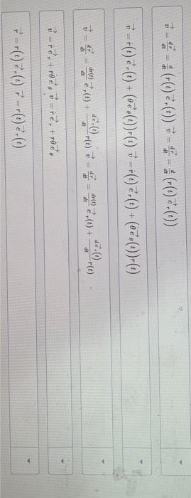 Solved In the radial and transverse coordinate system, | Chegg.com