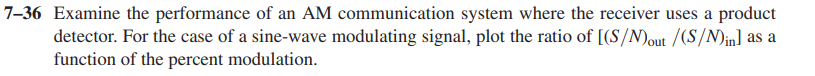 Solved Problem 7-36 of Digital and Analog Communication | Chegg.com