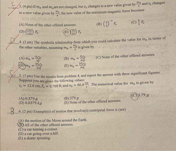 All questions pertain to a student studying | Chegg.com