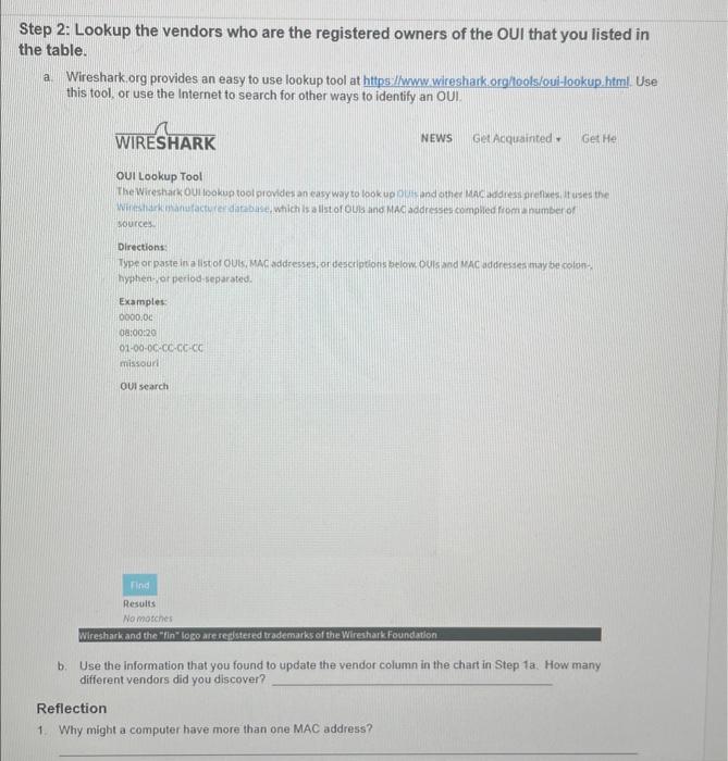 Solved Lab - Determine the MAC Address of a Host Topology | Chegg.com