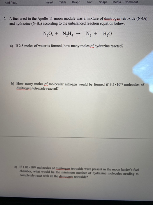 Solved Add Page Insert Table Graph Text Shape Media Comment | Chegg.com