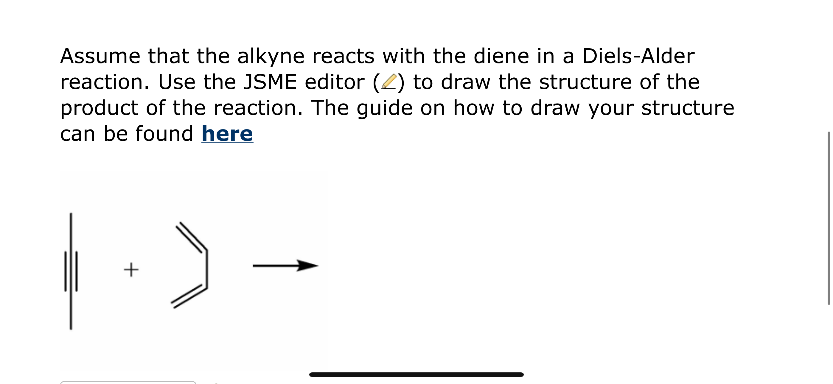 Solved Assume that the alkyne reacts with the diene in a | Chegg.com
