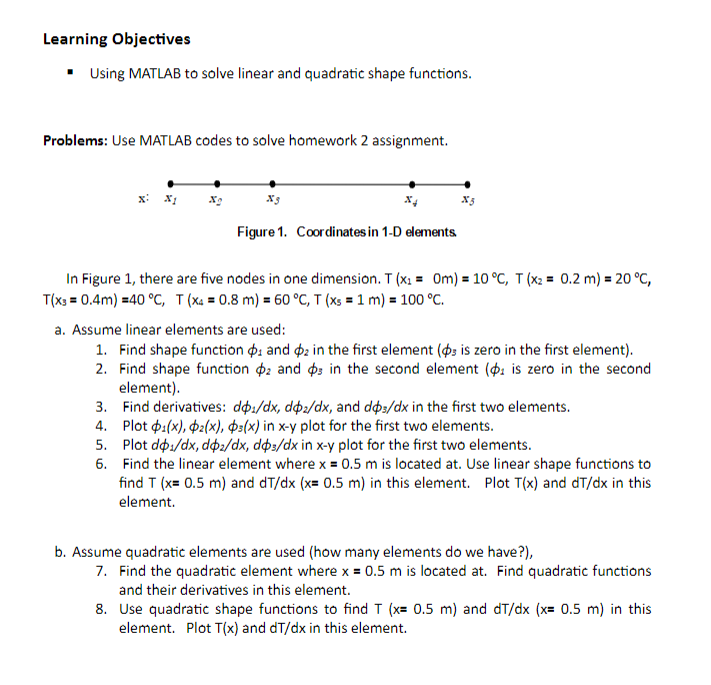 Solved Learning Objectivesusing Matlab To Solve Linear And 7043