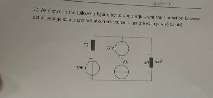 Solved 12. As shown in the following figure, try to apply | Chegg.com