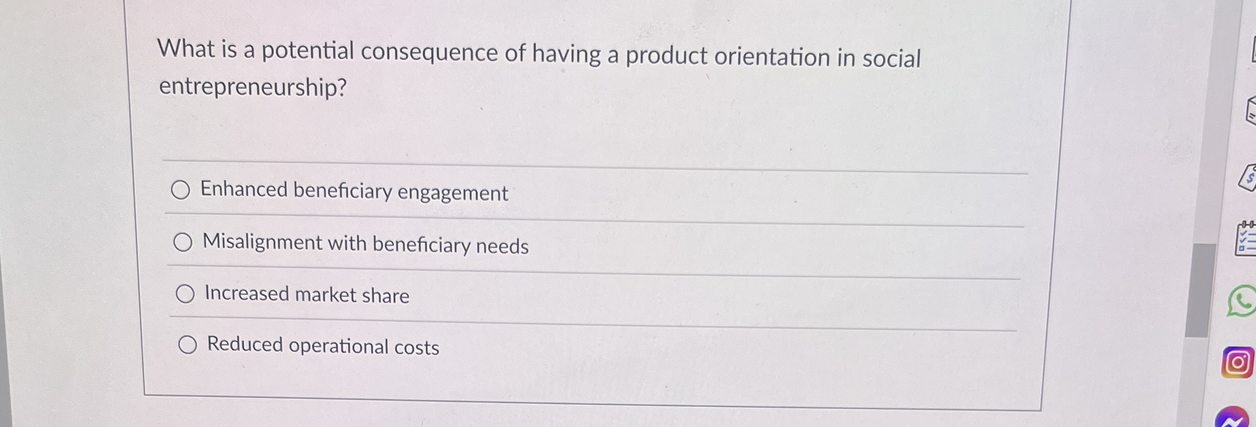 Solved What is a potential consequence of having a product | Chegg.com