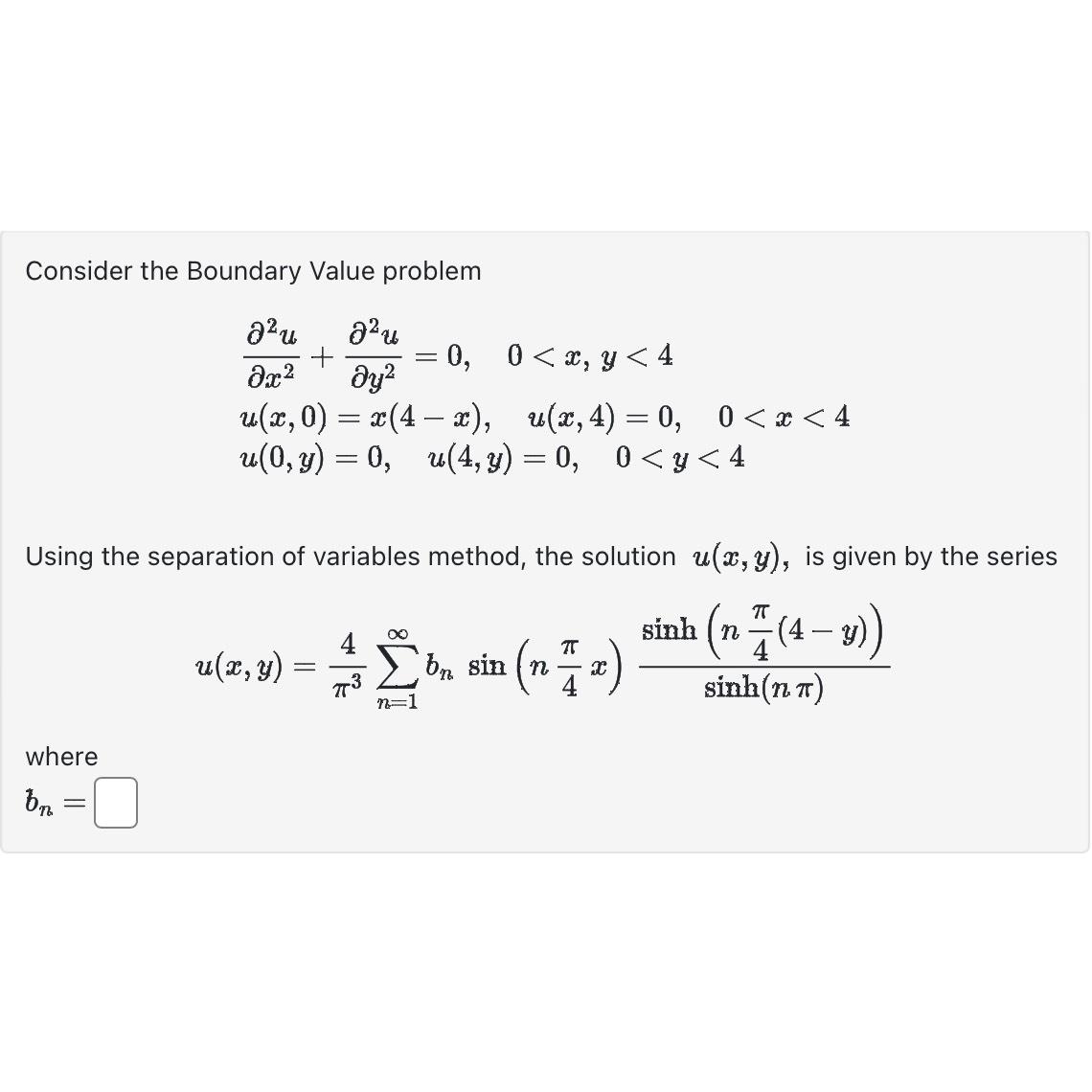Solved Consider the Boundary Value | Chegg.com