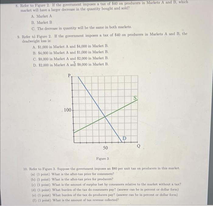 Solved 4. A price ceiling set above the equilibrium price | Chegg.com