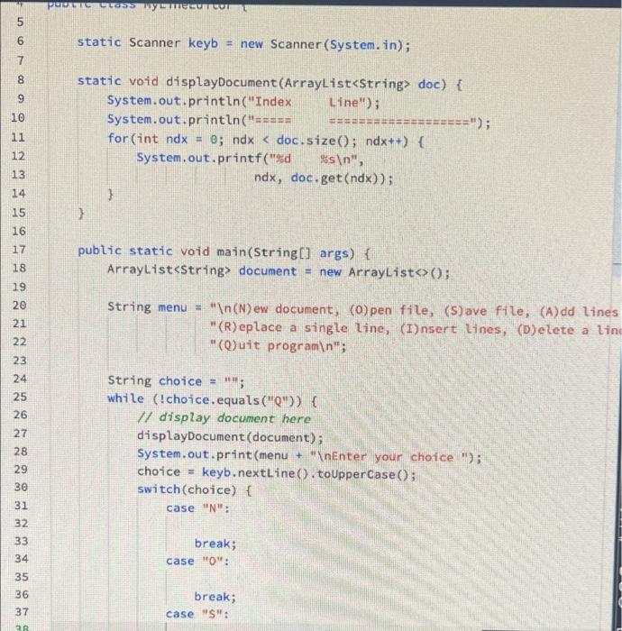 Solved question and incomplete code given . please do in | Chegg.com