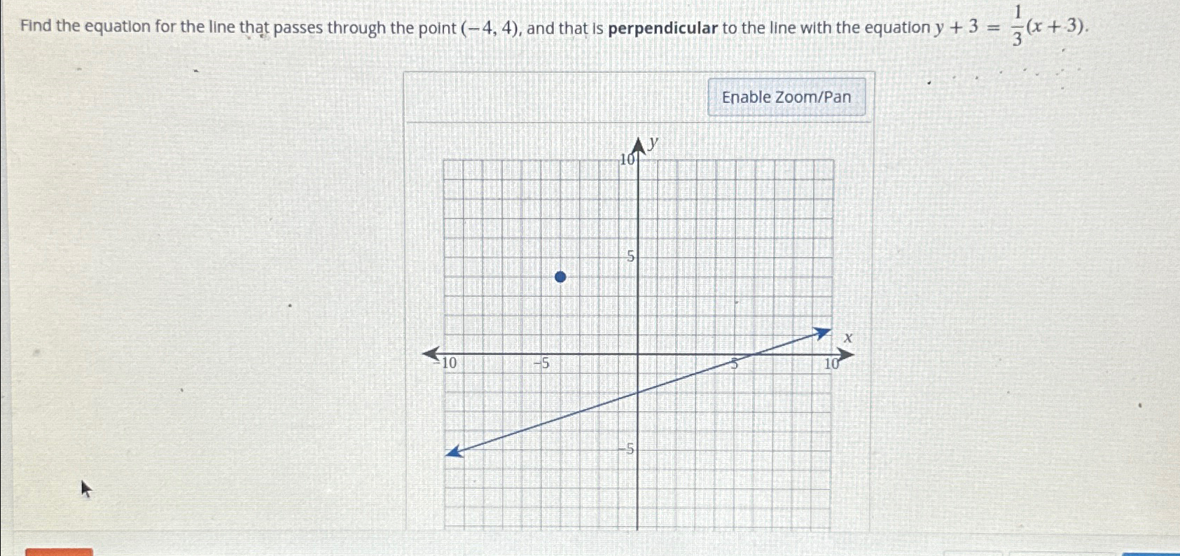 Solved Find the equation for the line that passes through | Chegg.com