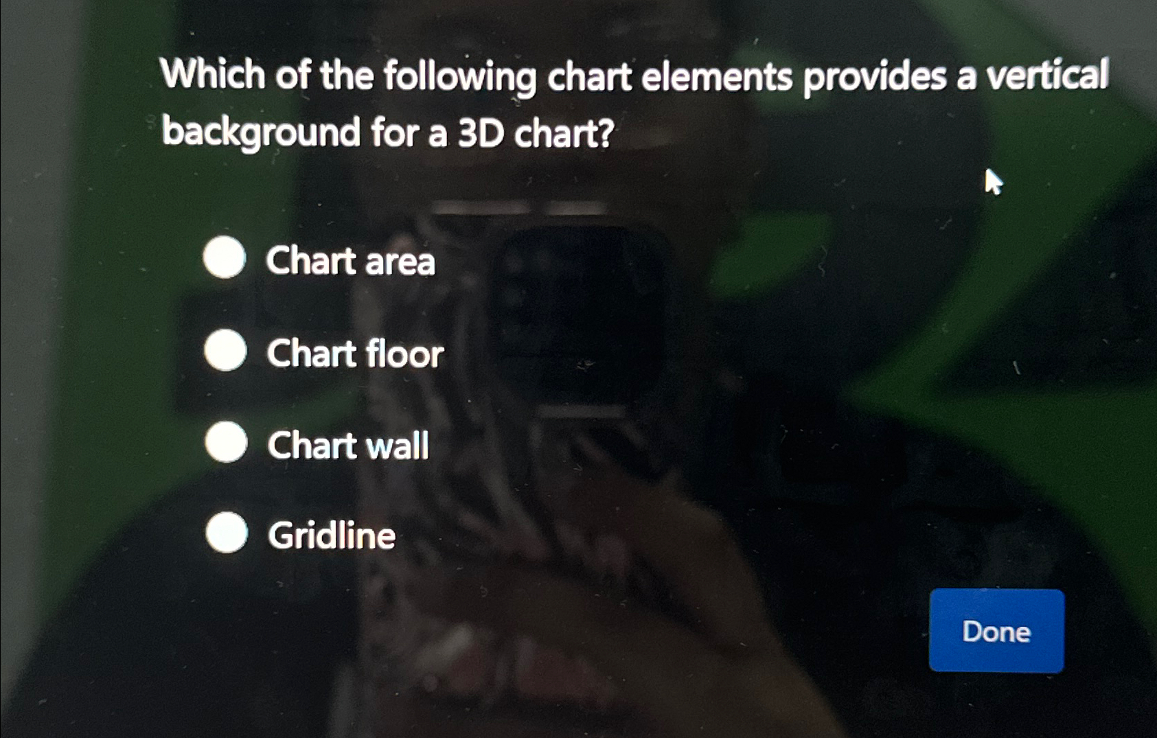 Solved Which of the following chart elements provides a | Chegg.com