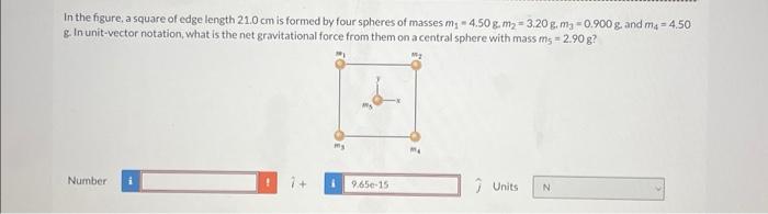 Solved In the figure, a square of edge length 21.0 cm is | Chegg.com
