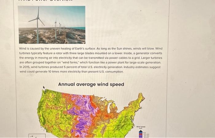 Solved Wind is caused by the uneven heating of Earth's | Chegg.com