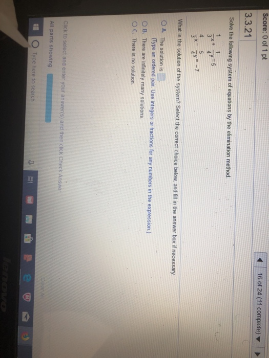 Solved Homework: Section 3.3 Score: 0 of 1 pt 14 of 24 (11 | Chegg.com