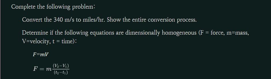 Solved Complete the following problem:Convert the 340ms ﻿to | Chegg.com