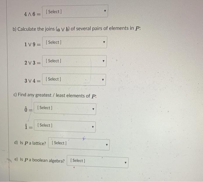 Solved Consider the poset P = (A, R) where A = | Chegg.com