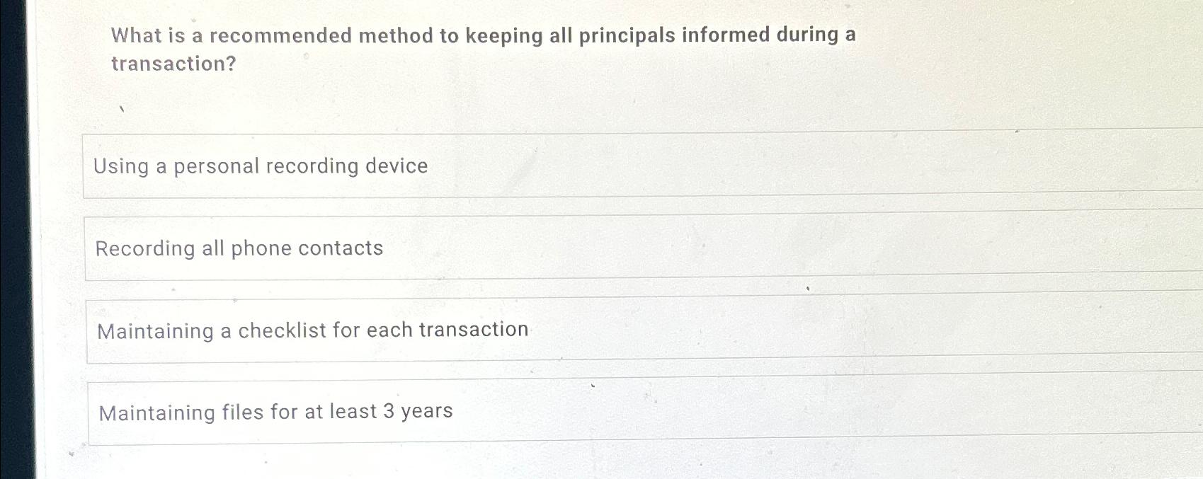 Solved What is a recommended method to keeping all | Chegg.com