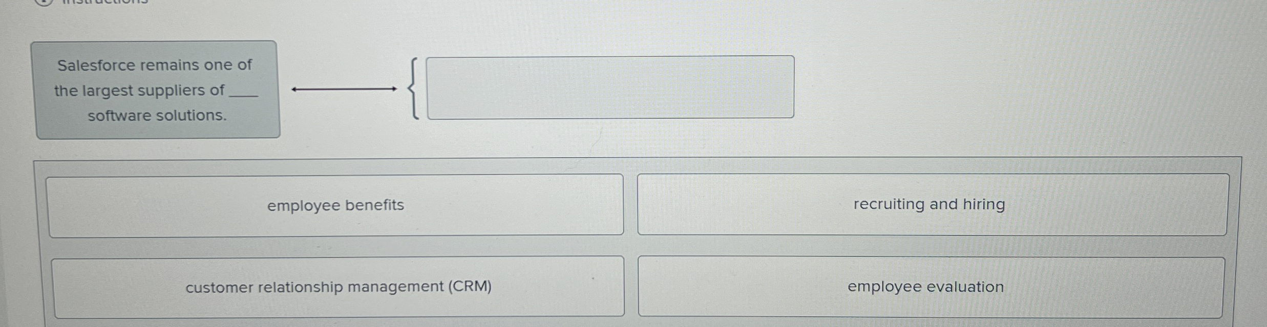 Solved Salesforce remains one of the largest suppliers of q, | Chegg.com
