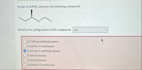 Solved Assign an IUPAC name for the following | Chegg.com
