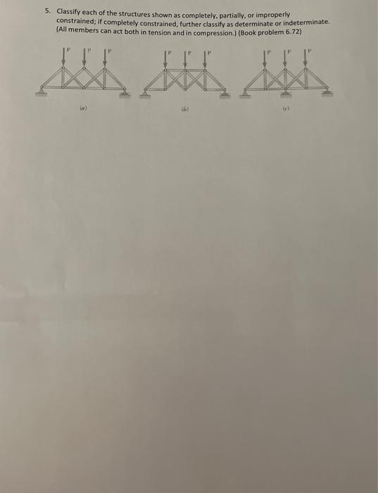 Solved 5. Classify each of the structures shown as | Chegg.com