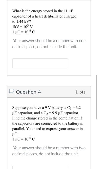 Solved What is the potential difference (in Volts) ΔV =VA−VB | Chegg.com