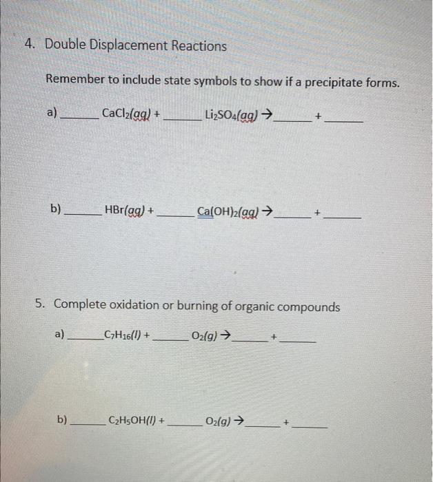 Solved 5. Complete oxidation or burning of organic compounds | Chegg.com