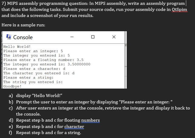 MIPS assembly programming question: In MIPS assembly, | Chegg.com MIPS assembly programming question: In MIPS assembly, | Chegg.com