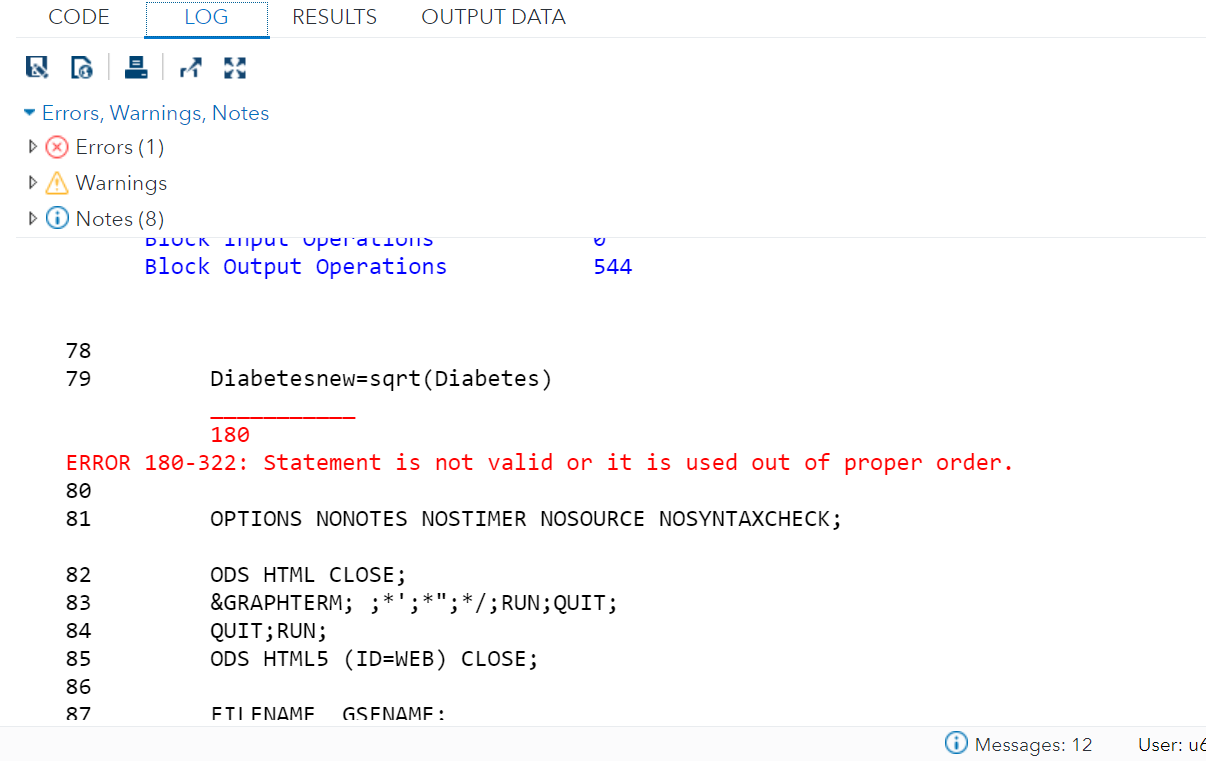 Solved Hi guys! Using SAS, could you help me to fix my codes | Chegg.com