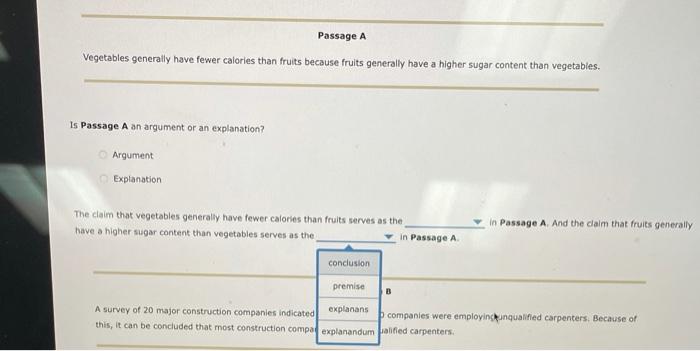 Solved Determine whether each passage is an argument or an | Chegg.com